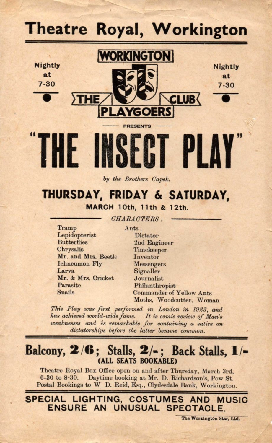 The-Insect-Play - Theatre Royal Workington
