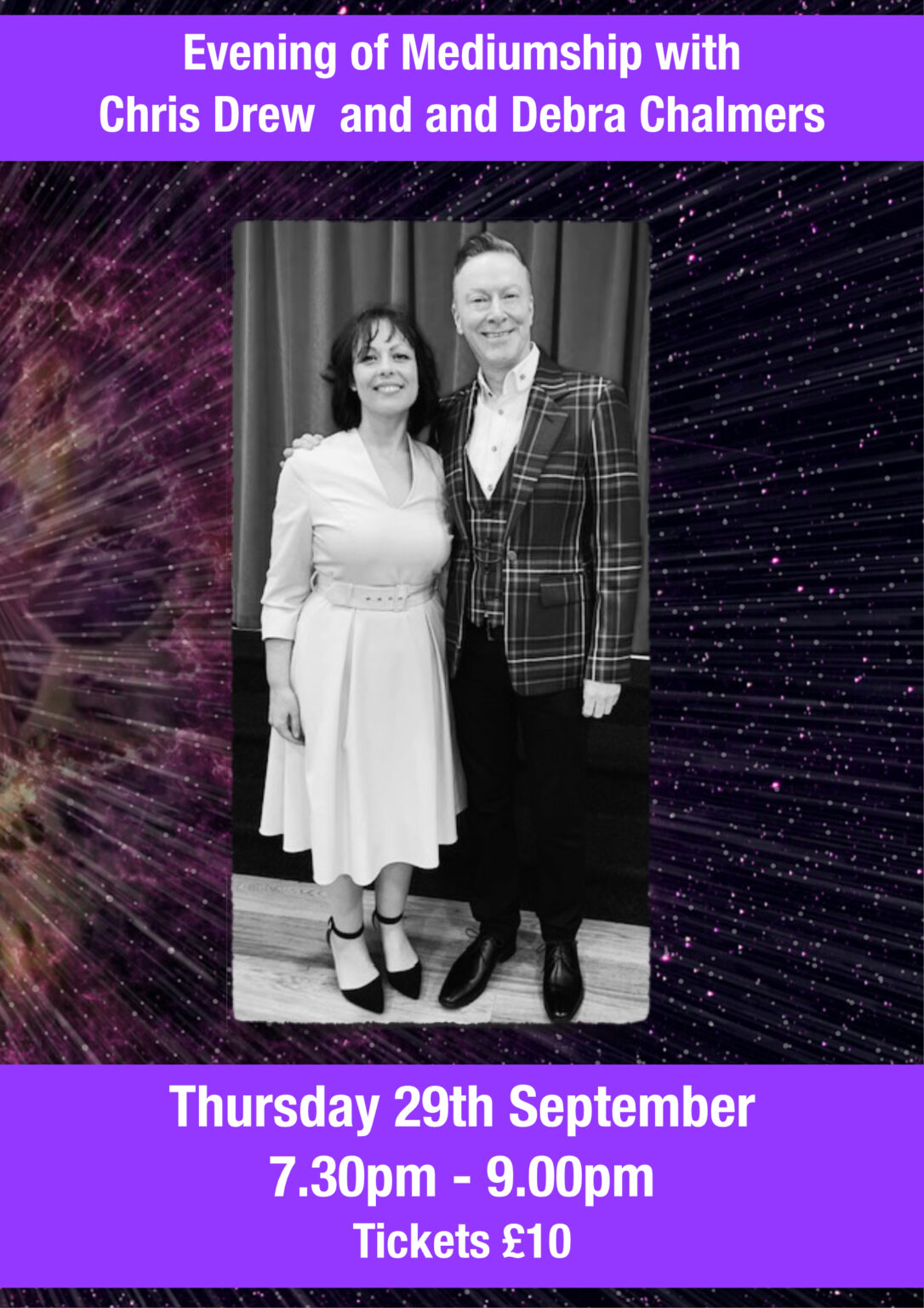 2022 September Evening of Mediumship with Chris Drew and Debra Chalmers ...